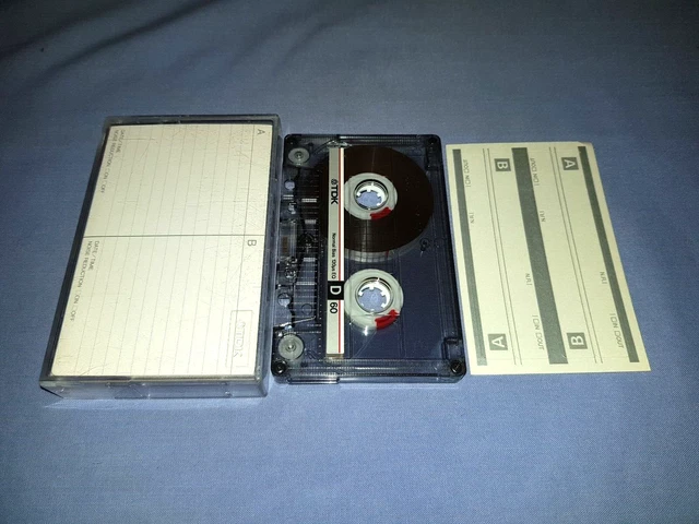 TDK D60 USED Blank Audio Cassette Tape £4.00 - PicClick UK