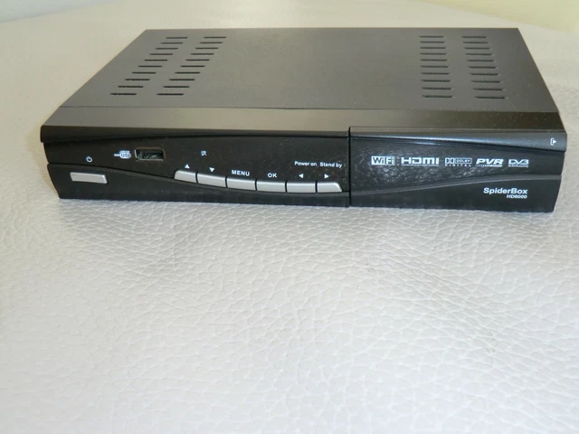 SPIDERBOX HD 6000 DVB-S2 IPTV Digital Satellite Receiver £60.00 ...