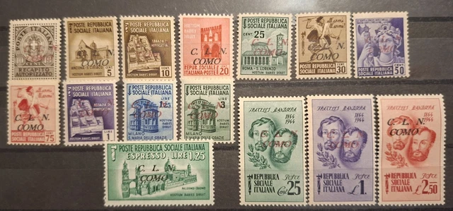 CLN EMISSIONI LOCALI Como Serie Completa Riferimento Cat. Orlandini ...