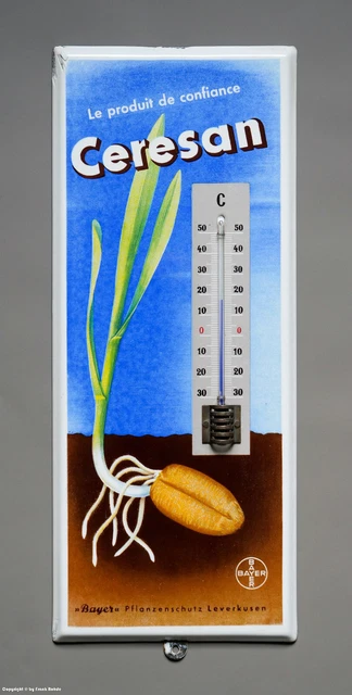ALTES EMAILSCHILD THERMOMETER - Le produit de confiance Ceresan - wohl ...