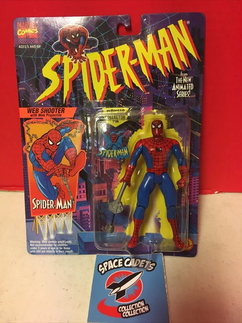 SPIDER-MAN ANIMATED SERIES Web Shooter Action Figure 1994 ToyBiz Marvel ...