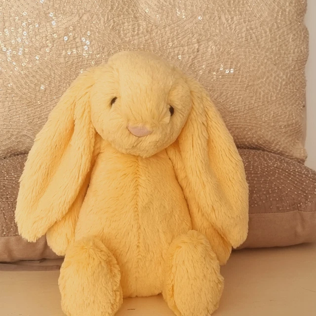 JELLYCAT MEDIUM BASHFUL bunny Lemon ( Original) Bunny RARE NEW £79.99 ...