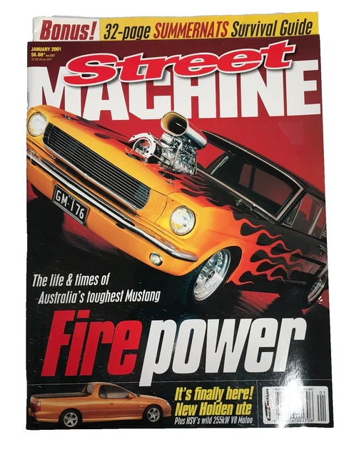 STREET MACHINE JAN 2001 Magazine (Bonus Summernats Survival Guide ...