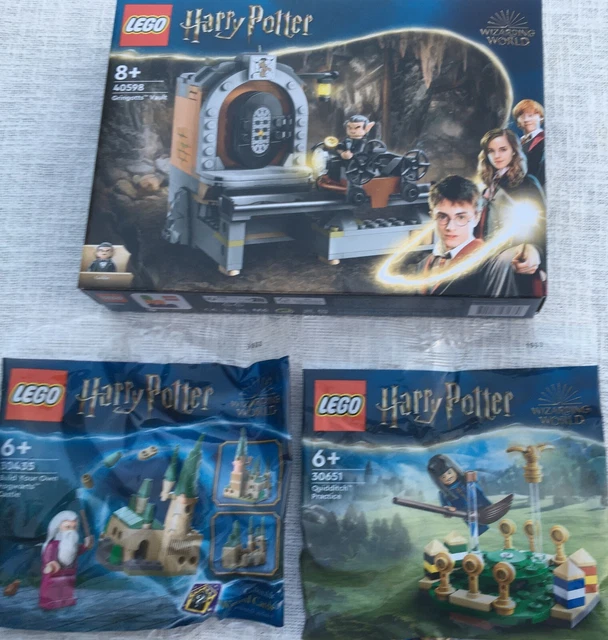 LEGO HARRY POTTER 40598 Gringotts vault 30651 quidditch practice 30435 ...