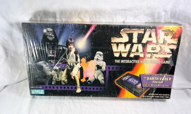 STAR WARS INTERACTIVE VHS Video Board Game Parker Bros 1996 (COMPLETE ...