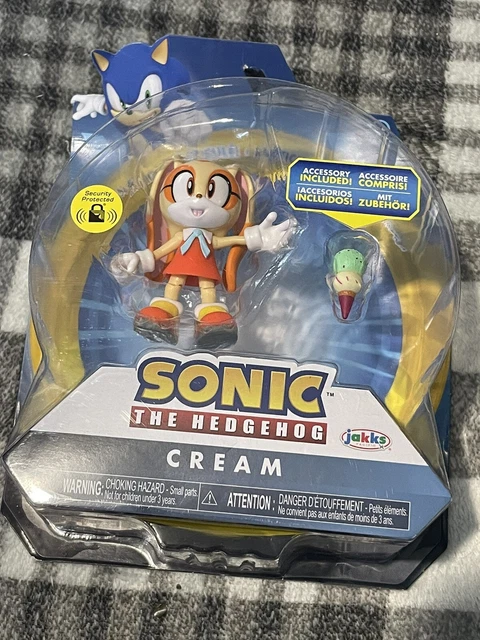SONIC THE HEDGEHOG Cream The Rabbit Figure with Ice Cream Accessory ...