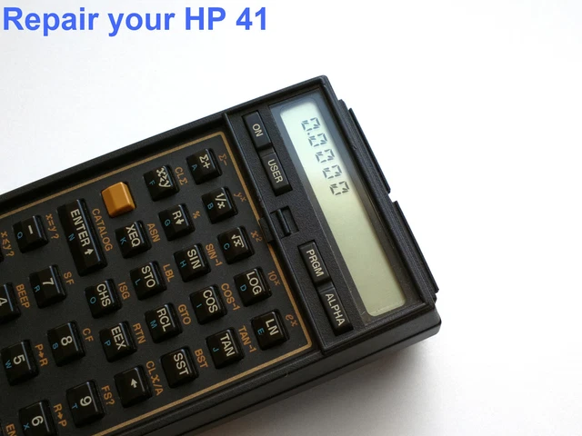 HEWLETT PACKARD HP 41C 41CV 41CX Calculator Repair service £22.48 ...