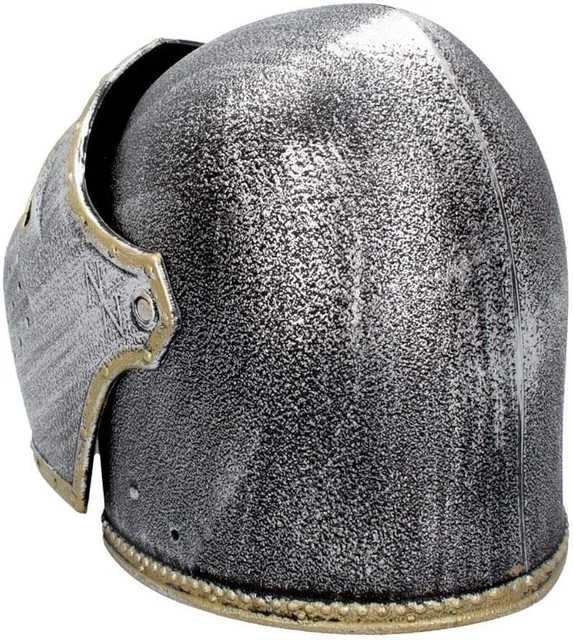 NEMESIS NOW MEDIEVAL Knight's Helmet Fancy Dress Accessory - Gold ...