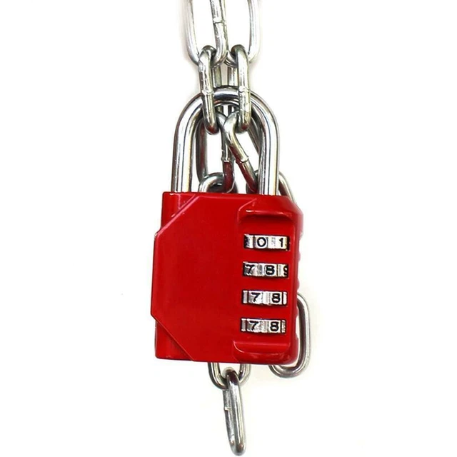 COMBINACIÓN DE 4 dígitos Llave Bloqueo Caja Seguro Almacenamiento de Seguridad Sa Estuche ...