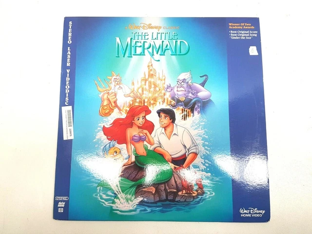 WALT DISNEY THE Little Mermaid Laser Disc Laserdisc Laser Disc Ld ...