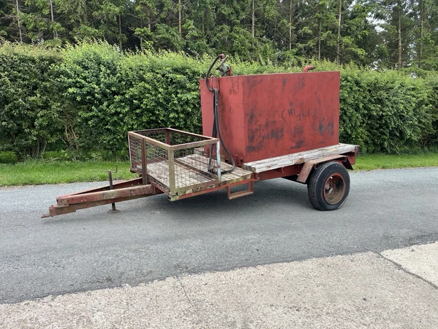 SINGLE AXLE TRACTOR Trailer Diesel Bowser £312.70 - PicClick UK