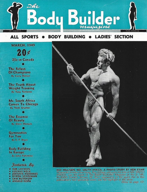 THE BODY BUILDER Magazine~Muscle/Health/Physical Training Magazine ...