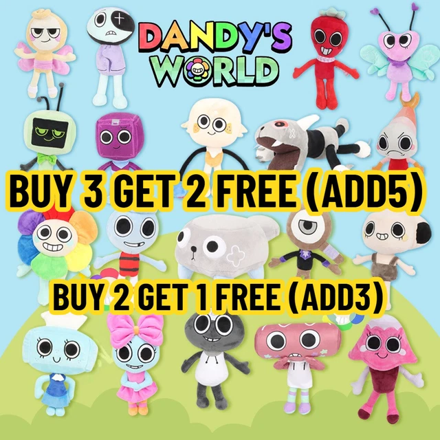 DANDY'S WORLD PLUSH Toy Game Character Collectible Cartoon Stuffed ...