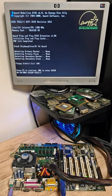 ASUS TUSL2-C REV. 1.04 Socket 370 Tualatin Intel i815EP Motherboard ...