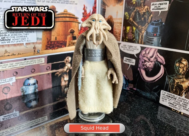 VINTAGE STAR WARS ROTJ Squid Head Action Figure £29.99 - PicClick UK