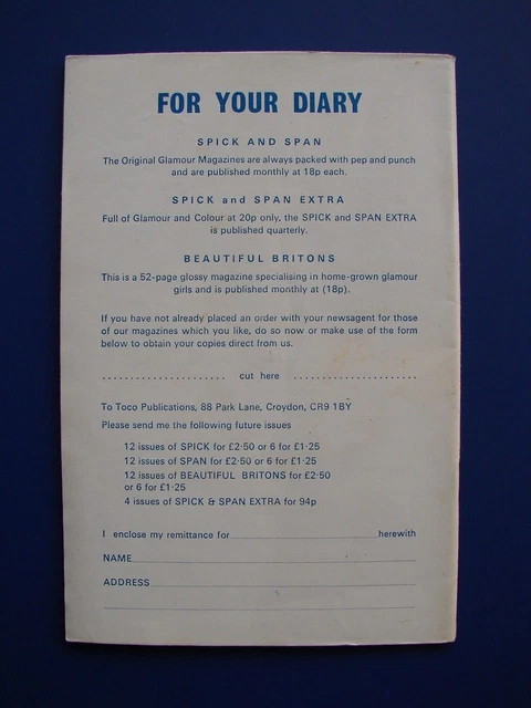 BEAUTIFUL BRITONS VINTAGE 1972 No 199 Mens Magazine The Magazine of Eye ...