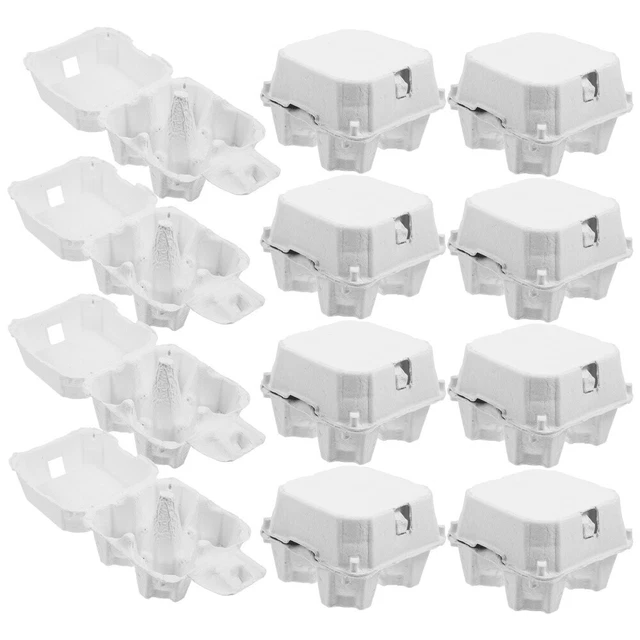 12 PCS CARTON D'oeufs En Vrac Plateau Cartons Vides Stockage Masse EUR ...