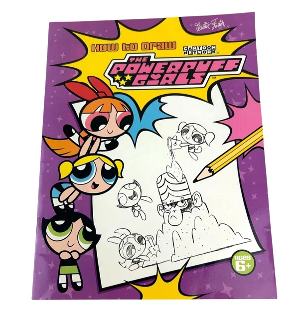 The Powerpuff Girls How To Draw Paperback Walter Foster Cartoon Drawing