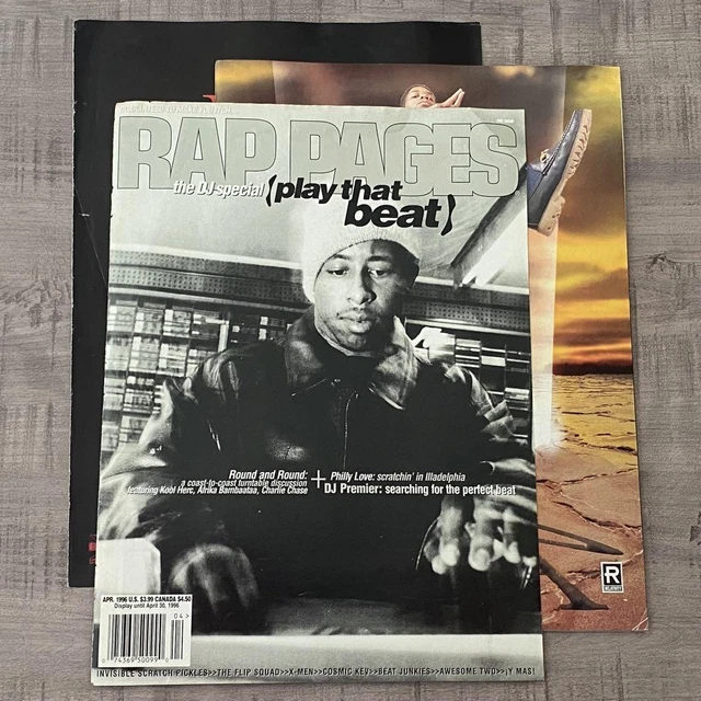 DJ PREMIER GANGSTARR Cover Feature RAP PAGES Magazine April 1996 HIPHOP ...
