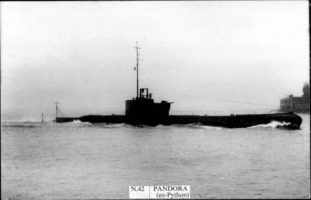 BRITISH ROYAL NAVY Submarine Hms Pandora Shipping Naval Old Photo $9.50 ...