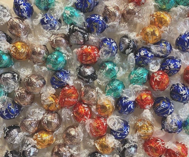LINDT LINDOR KUGELN 6 Sorten 1500 g 1,5 Kg Milch Schokolade EUR 32,99 ...