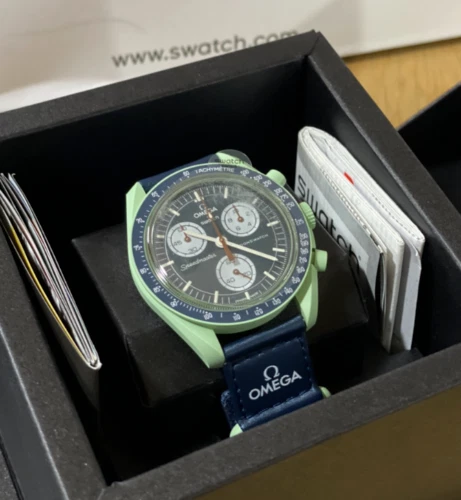 BRAND NEW - OMEGA x Swatch Bioceramic MOONSWATCH Mission on EARTH ...