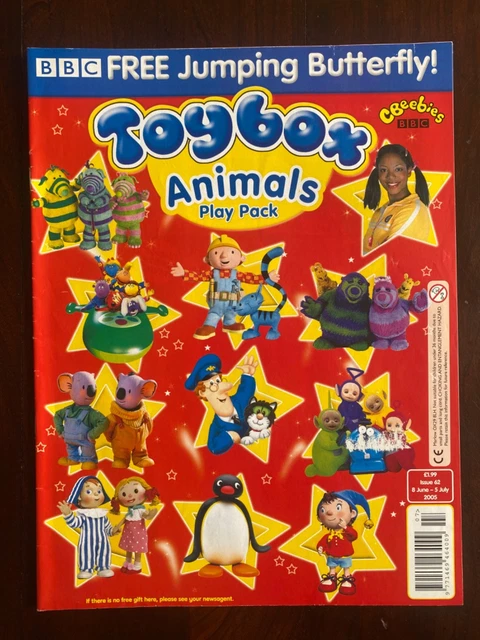 TOYBOX ANIMALS PLAY Pack Magazine Cbeebies Tweenies rare collectable ...
