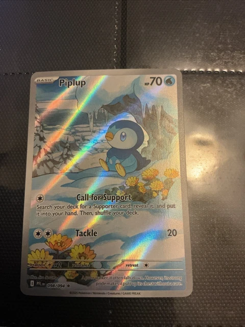 PIPLUP 098/094 ME02: Phantasmal Flames Holo £13.43 - PicClick UK
