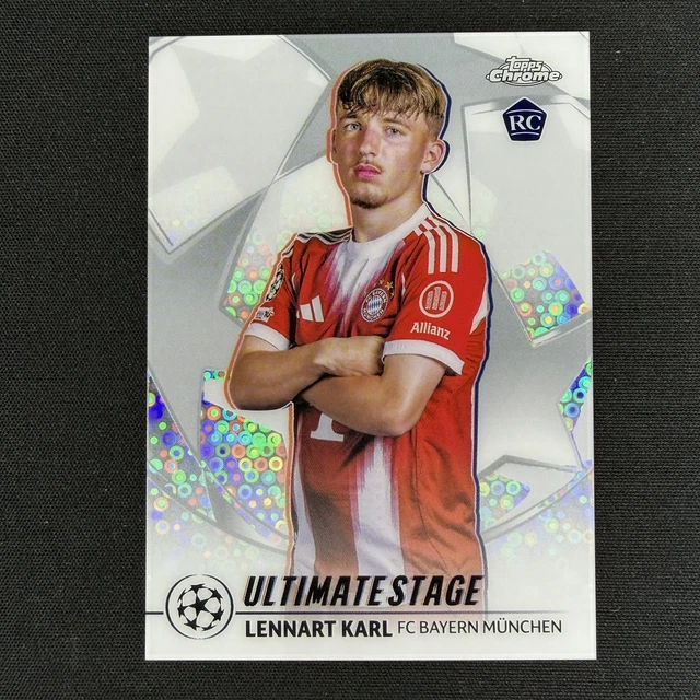 TOPPS UCC FLAGSHIP 2025-26 # Lennart Karl # Ultimate Stage Chrome # US ...