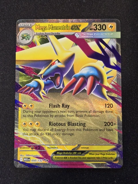 POKEMON TCG MEGA Evolution - Mega Manectric ex 050/132 - NM $5.00 ...