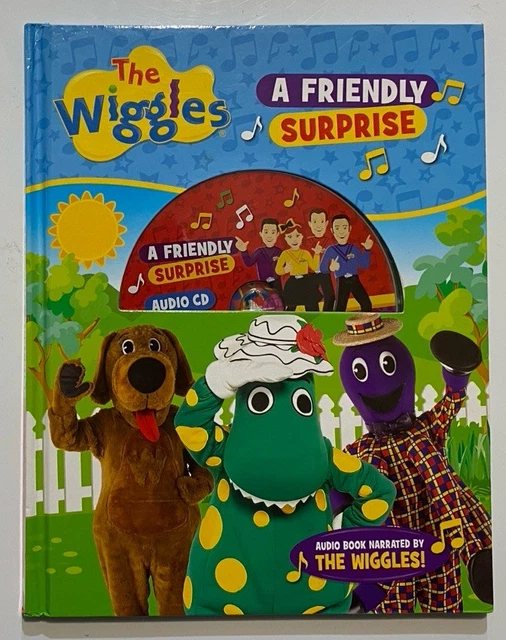 THE WIGGLES A Friendly Surprise Book + Audio CD 2016 Music Songs Wiggle ...
