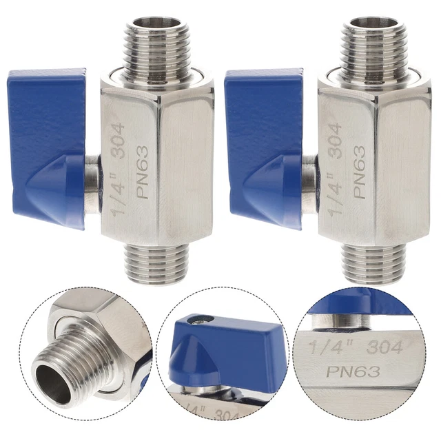 2 PCS VALVES Stainless Steel Ball Internal and External Teeth $39.00 ...