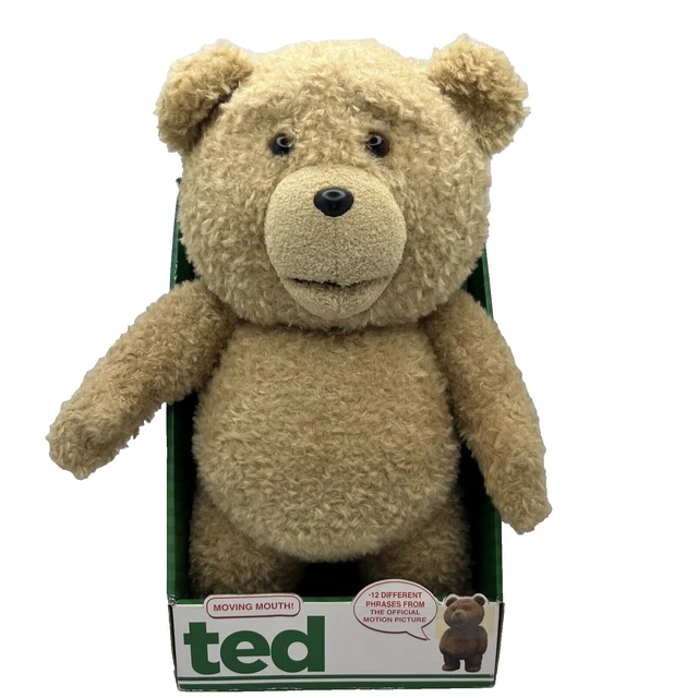 TED THE MOVIE Talking Plush Soft Teddy Bear Explicit 12 Phrase NEW OLD ...