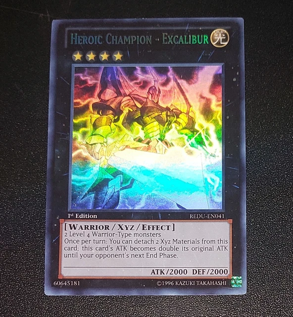 YU-GI-OH CARD: HEROIC Champion-Excalibur (GHOST RARE) ENG info in ...