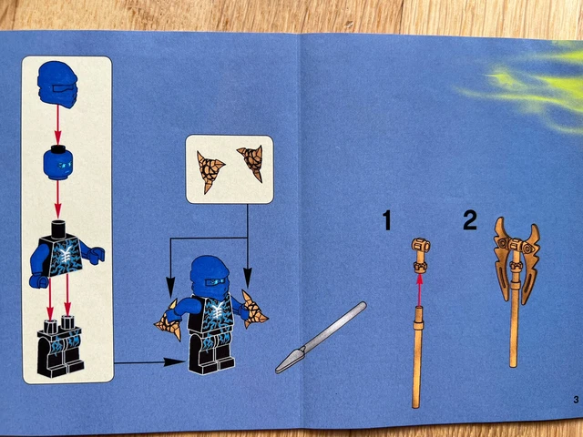 🌟 LEGO® 70740 Ninjago Airjitzu Jay Flieger Rar+Komplett m. Anleitung ...