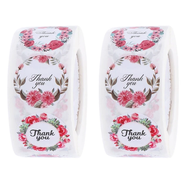 2 ROLLS AUFKLEBER Beschriften Etikettenaufkleber Aufkleberetiketten EUR ...