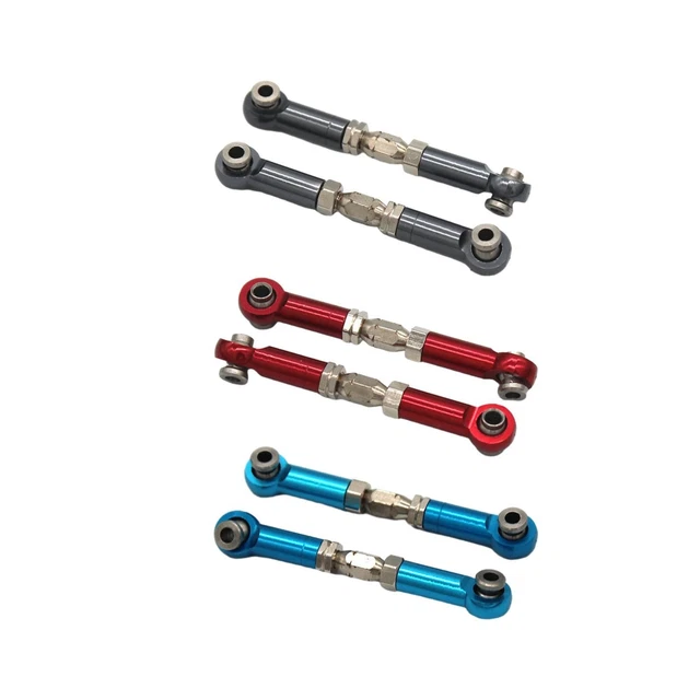 2 PIECES STEERING Link Rod RC Turnbuckles Replacing Metal RC Car Push Rods for £7.43 - PicClick UK