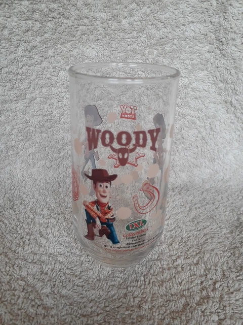 TOY STORY WOODY Disney Pixar Glass IXL Collectables Limited Glass 2 Of ...