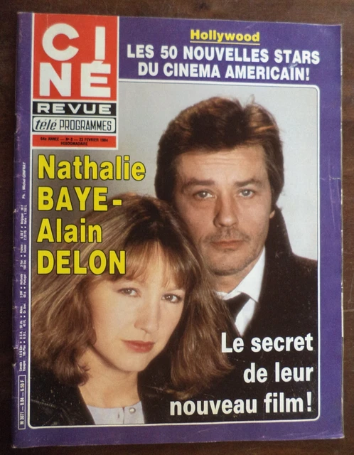 MAGAZINE &CINÉ-TÉLÉ-REVUE& N° 8 Alain DELON - Nathalie BAYE - Bruce Lee ZIEMSKI EUR 9,50 ...