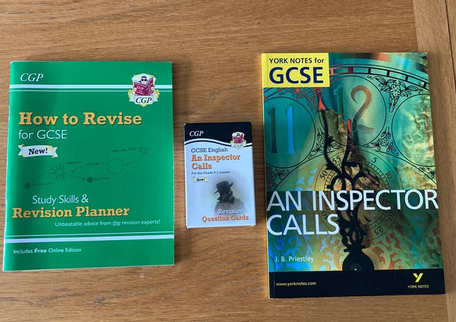 GCSE ENGLISH AN inspector calls revision question cards For GSCE 9-1 & 2 Books £8.99 - PicClick UK