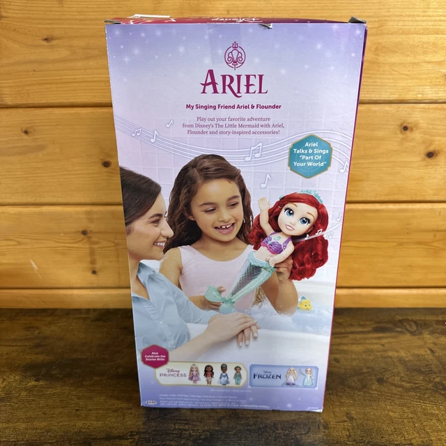 DISNEY PRINCESS ARIEL Singing Friend Doll 14” - The Little Mermaid ...