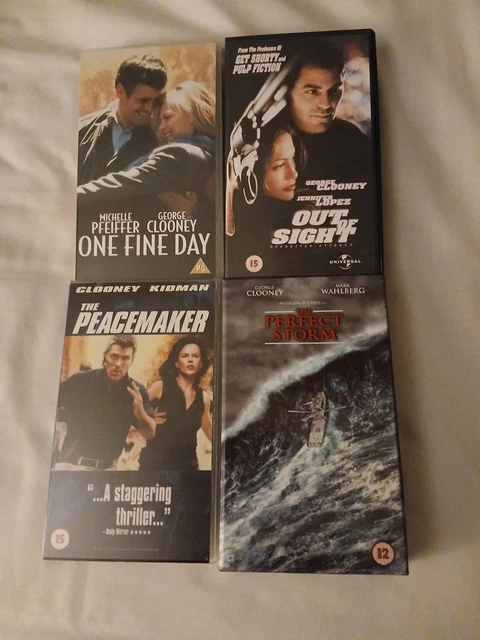 ONE FINE DAY, Out of sight, The peacemaker & The perfect storm on VHS ...