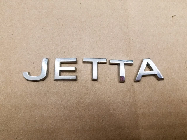 VOLKSWAGEN VW OEM Jetta Individual Letter Lettering Emblem Badge Logo ...