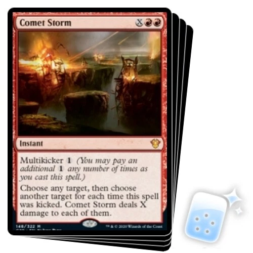 CARTE COMET STORM X4 Commander 2020 Magic MTG COMME NEUF EUR 5,29 ...