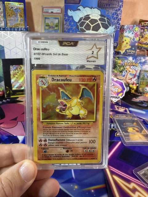DRACAUFEU - CHARIZARD French 4/102 Wizards Base Set Edition 2 PCA 2 EUR ...