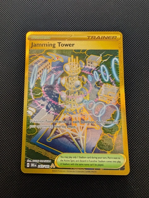 POKÉMON TCG JAMMING Tower Card Destined Rivals Series 243/182 NM ...