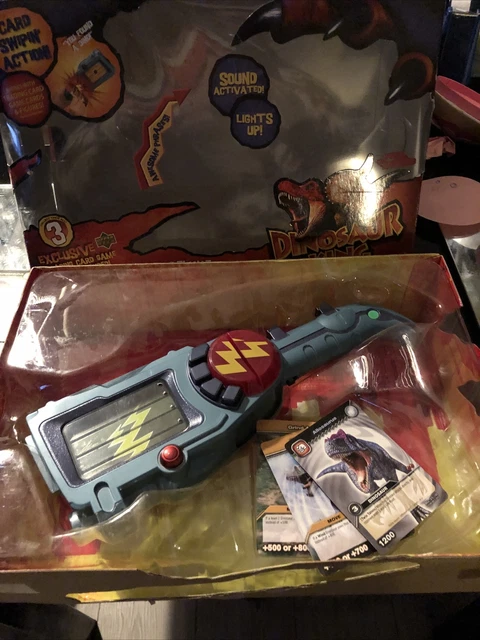 RARE SEGA PLAYMATES Dinosaur King DELUXE DINO SLASHER Card Deck Swiper ...