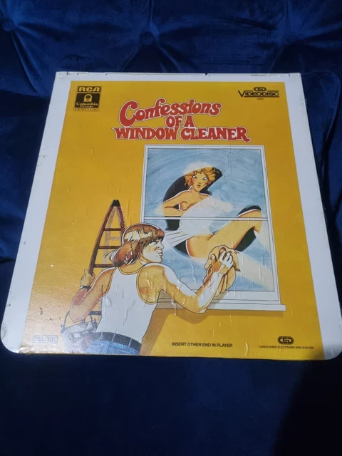CED VIDEODISC CONFESSIONS Of A Window Cleaner PAL/UK New & Sealed £19. ...