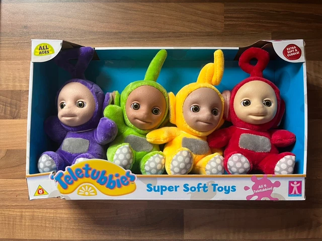 TELETUBBIES SUPER SOFT & Cuddly Plush Toys Full Set Of All 4 ...