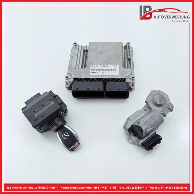 MERCEDES BENZ C-CLASS W203 C200 CDI Control Unit Engine Set A6461500479 ...